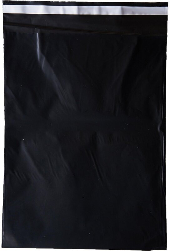 Курьер-пакет Корд без печати, без кармана, чер.240х320+40,40мкм,100шт/уп 1759412