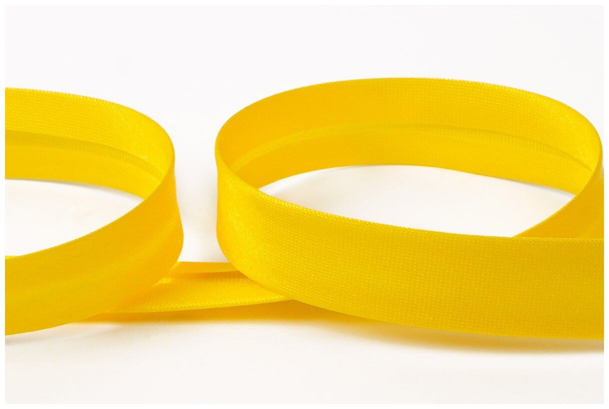 Gamma GK-15P-VO10 косая бейка 14-15 мм, длина 5,4 м, №013, желтый цвет для отделки одежды