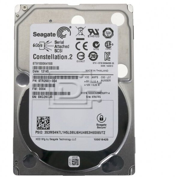 Жесткий диск Seagate 9TR268 1Tb 7200 SAS 2,5" HDD