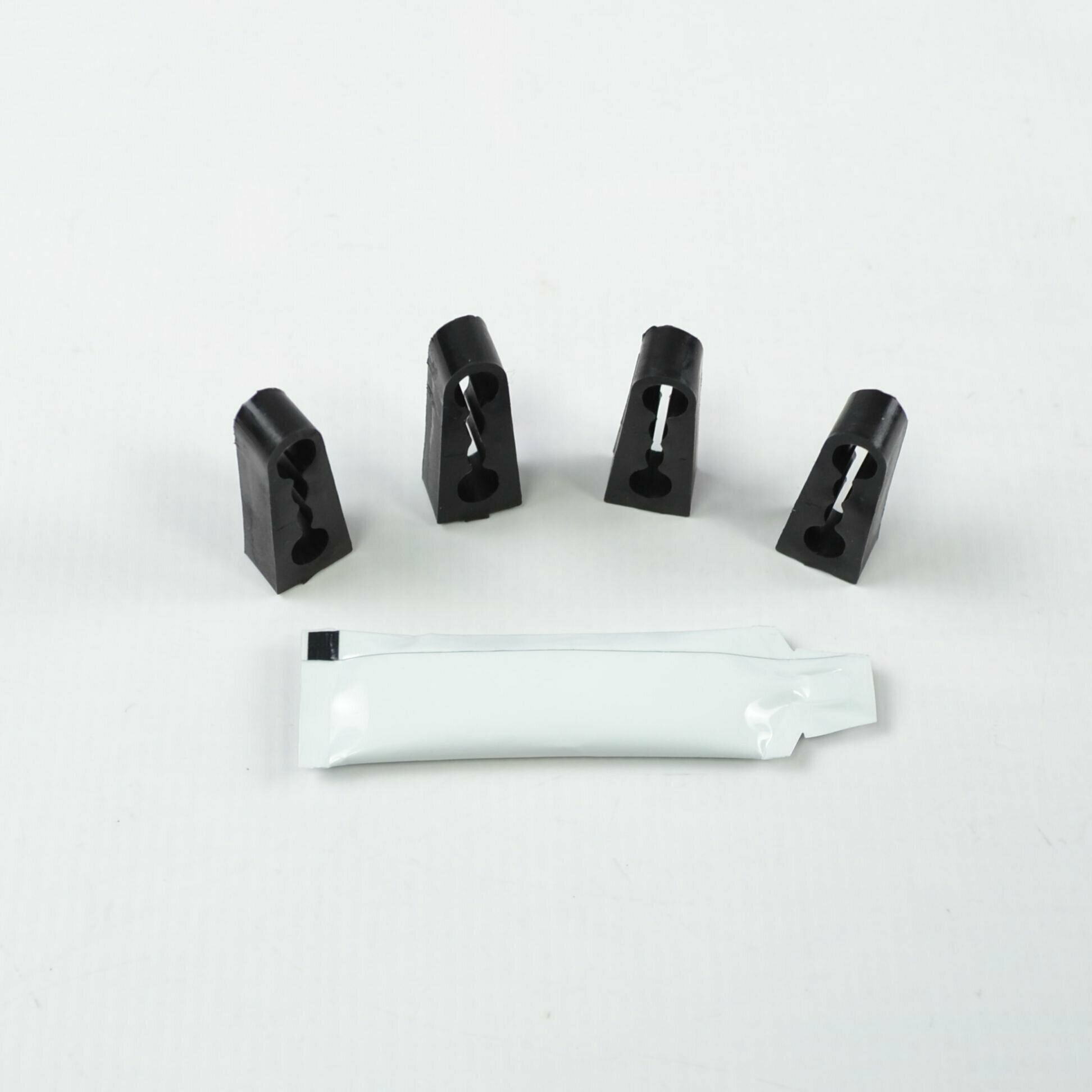 Демпферы замков дверей, для Лада Веста, резина, комплект 4 шт, черный