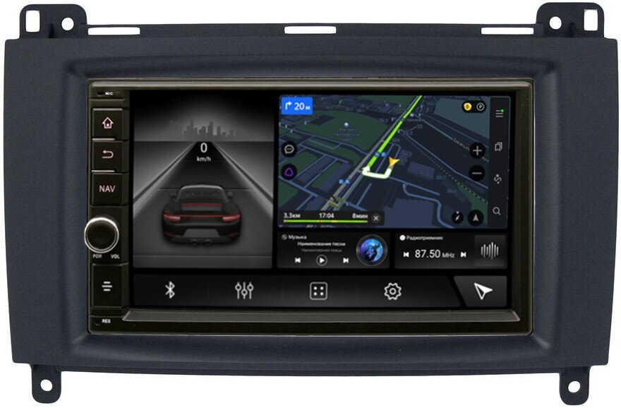 Штатная магнитола Mercedes A-klasse (W169), B-klasse (W245), Vito 2 (W639), Vito 3 (W447), Viano (W639) 2006-2018 Canbox M-Line 5601-RP-MRB-57 Android