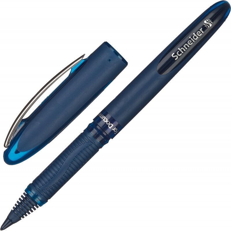 Роллер SCHNEIDER One Business 183003 синий 0,6 мм 1 шт