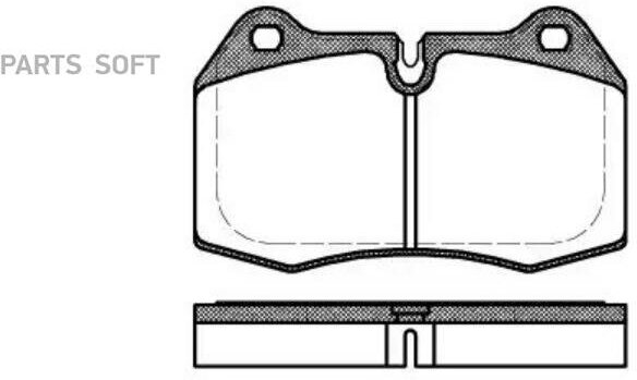 ROAD HOUSE 244100 Колодки торм. дисковые ()