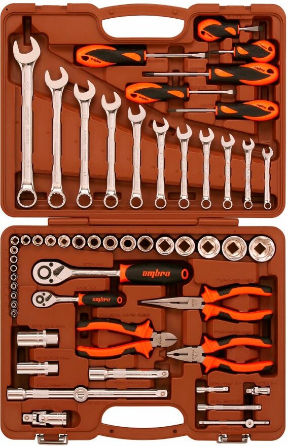 Набор инструмента OMBRA 55 предметов, OMT55S A55005