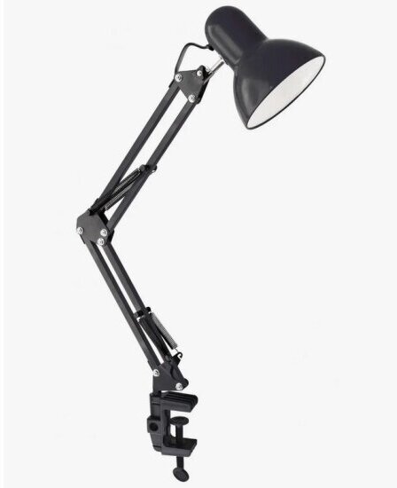 Светильник настольный Ultraflash UF-312P С02 230В 60Вт струбцина черн. 12895