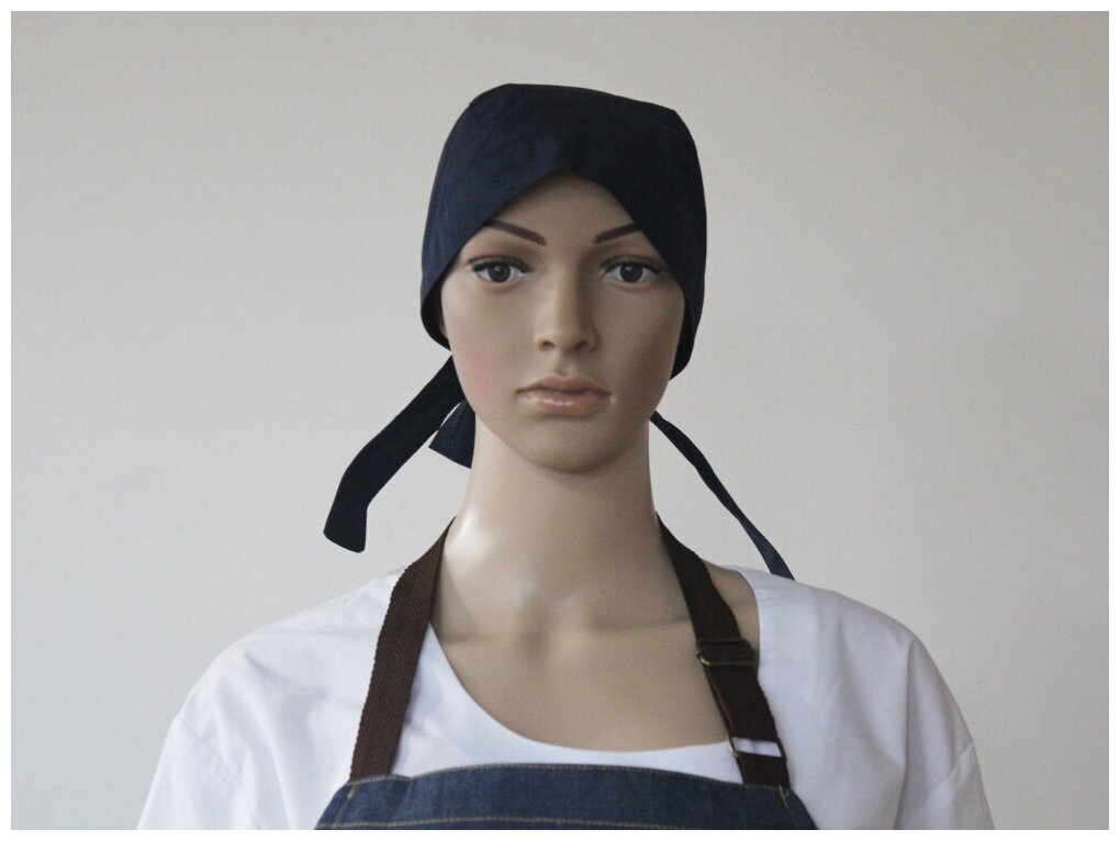 Бандана темно-синяя (ткань смесовая)