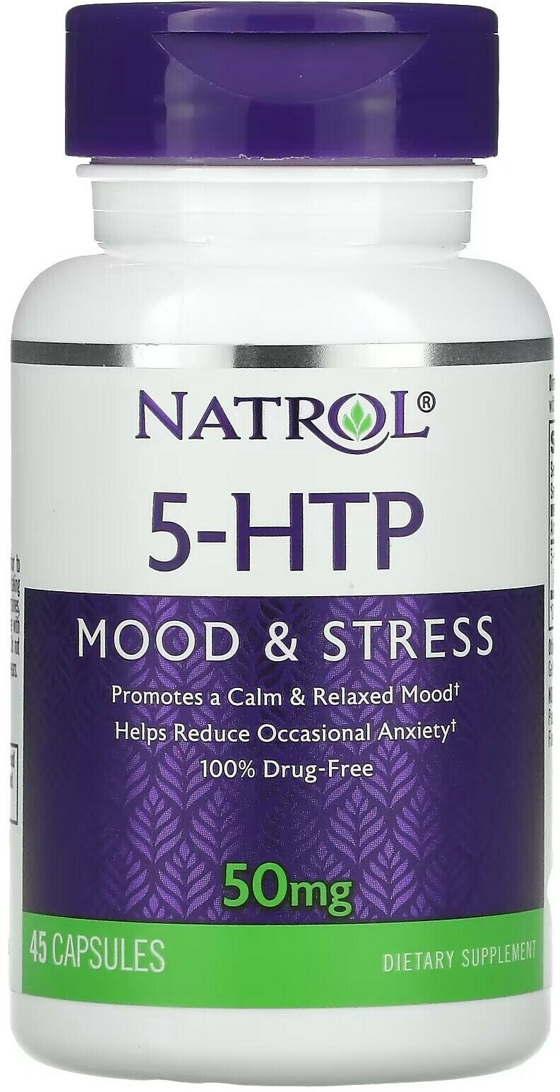 Natrol Natrol 5-HTP капс, 50 мг, 45 шт.