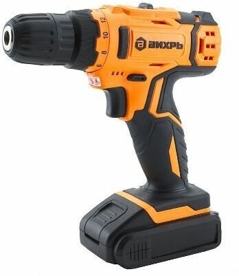 Дрель-шуруповерт аккумуляторная Вихрь ДА-18Л-2К/Б