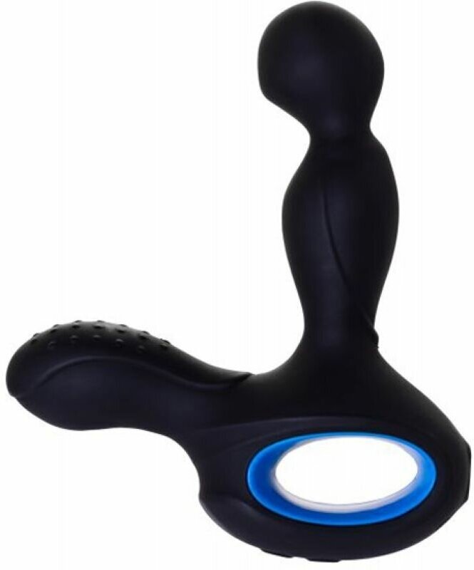 Стимулятор простаты Erotist Sixth с ротацией головки 14,5см, черный