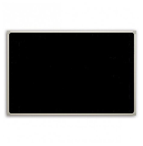Доска для мела 2x3 TKC1510 BLACK 100х150 чёрная, алюмин. рамка