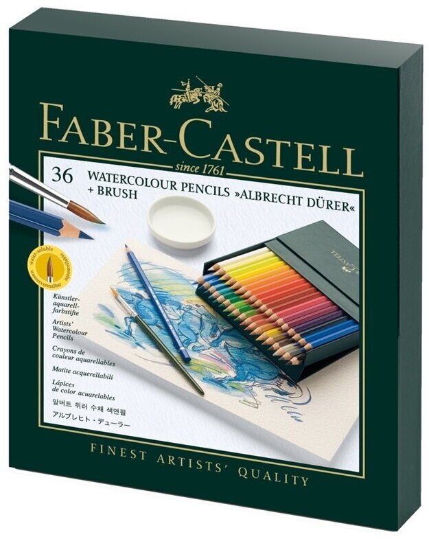 Акварельные карандаши Faber Castell Набор 36 карандашей Albrecht Durer в студийной коробке