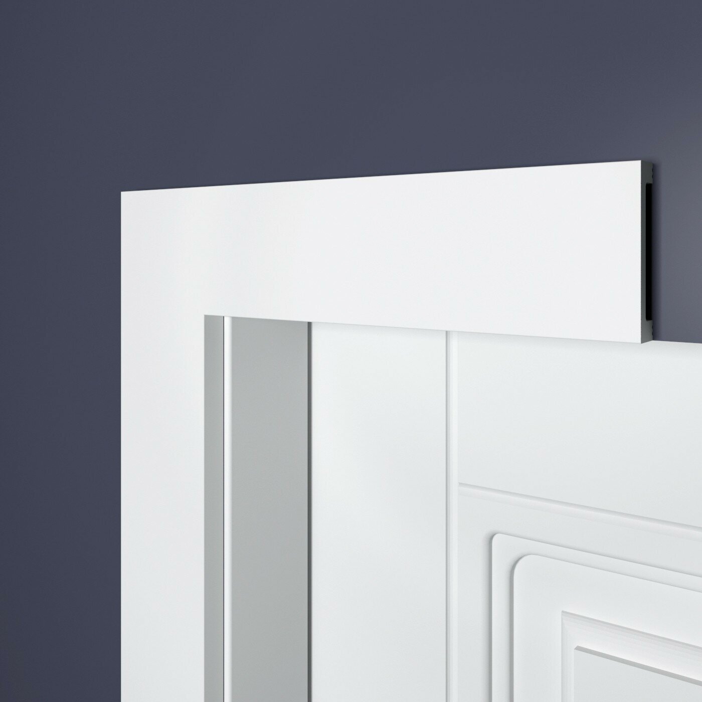 Наличник дверной ударопрочный Н17 70x15x2200 мм Бекллодеко 1 штука под покраску