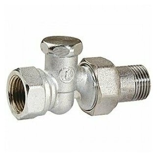 Запорно-регулирующий клапан Giacomini R17Dx004 3/4" (ДУ 20) НР-ВР, прямой, отсечной с отводом