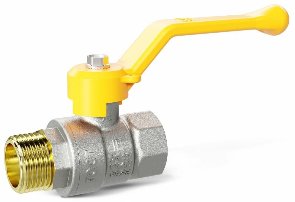 Кран шаровый ВН 1/2" газовый LD Pride, полный проход, ручка