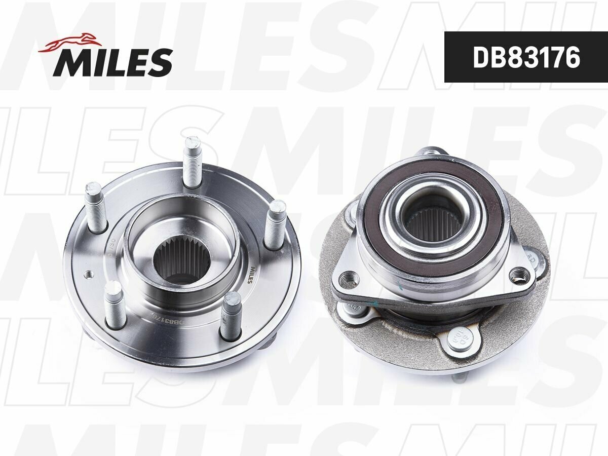 MILES Ступица колеса передняя с подшипником OPEL ASTRA J/CHEVROLET CRUZE R16 d115x 09- (SKF VKBA6715) DB83176