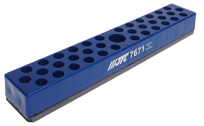 Магнитный держатель для бит 1/4, на 36 пр, 178x32x20 мм JTC