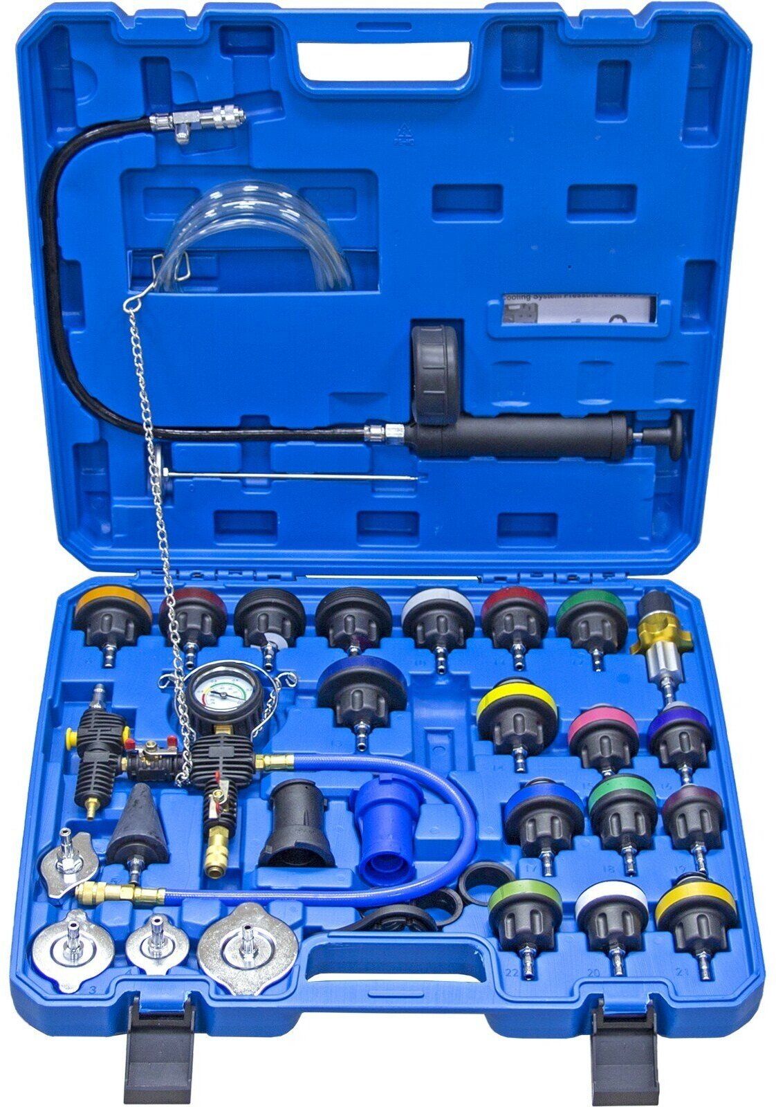 VR50887 Набор для опрессовки и заправки системы охлаждения 33 предмета Vertul