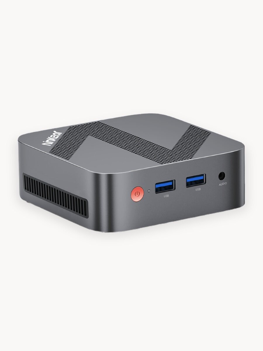 Мини ПК NINKEAR MBOX 11, Intel N150, RAM 16ГБ, ROM 512 ГБ SSD, Intel UHD Graphics, Windows 11 Pro, Серый