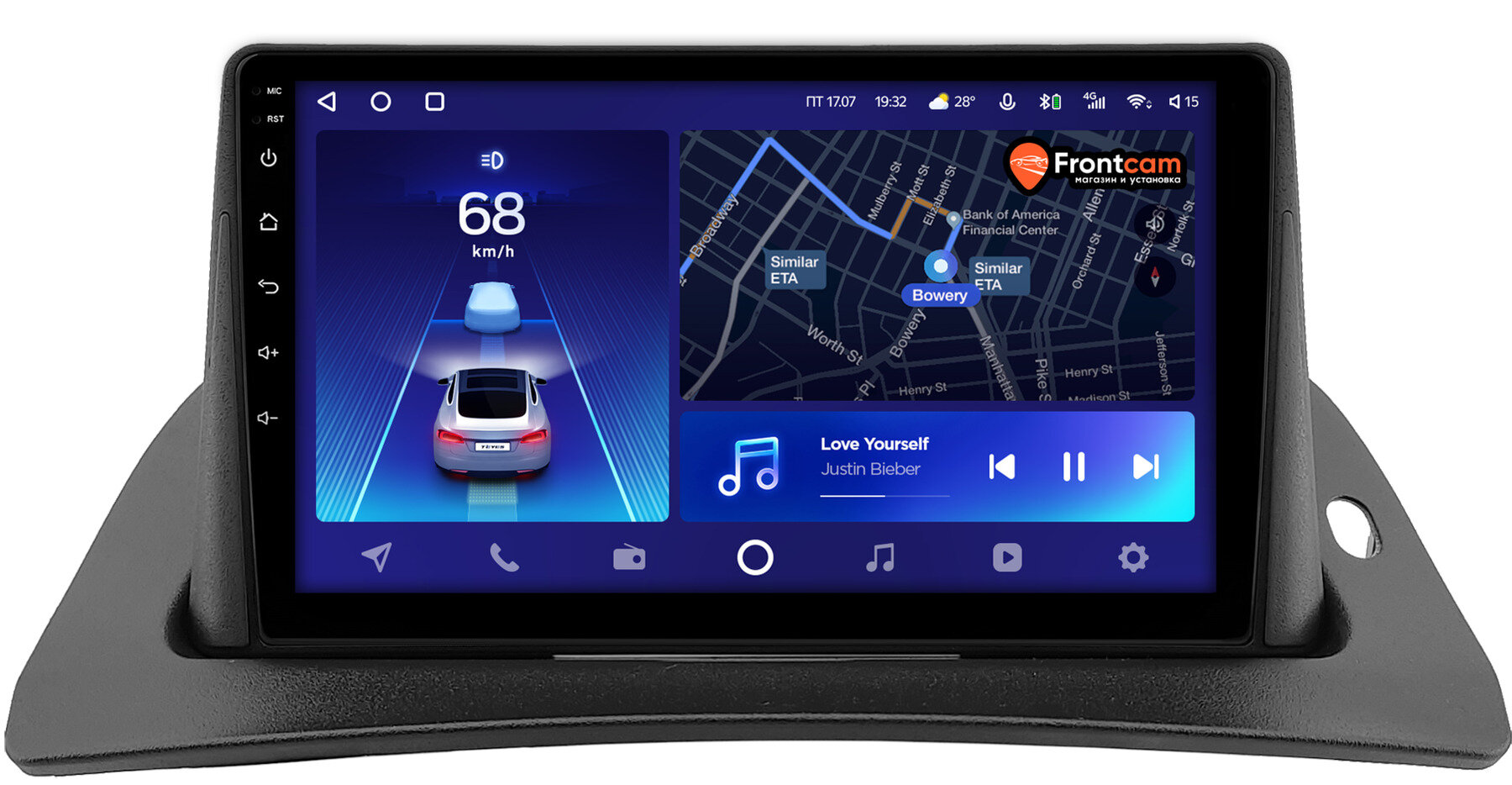 Штатная магнитола Teyes CC2 PLUS 6/128 9" RM-9-0450 Renault Kangoo 2 (2008-2021) Android 10 (4G-SIM, DSP, QLed)