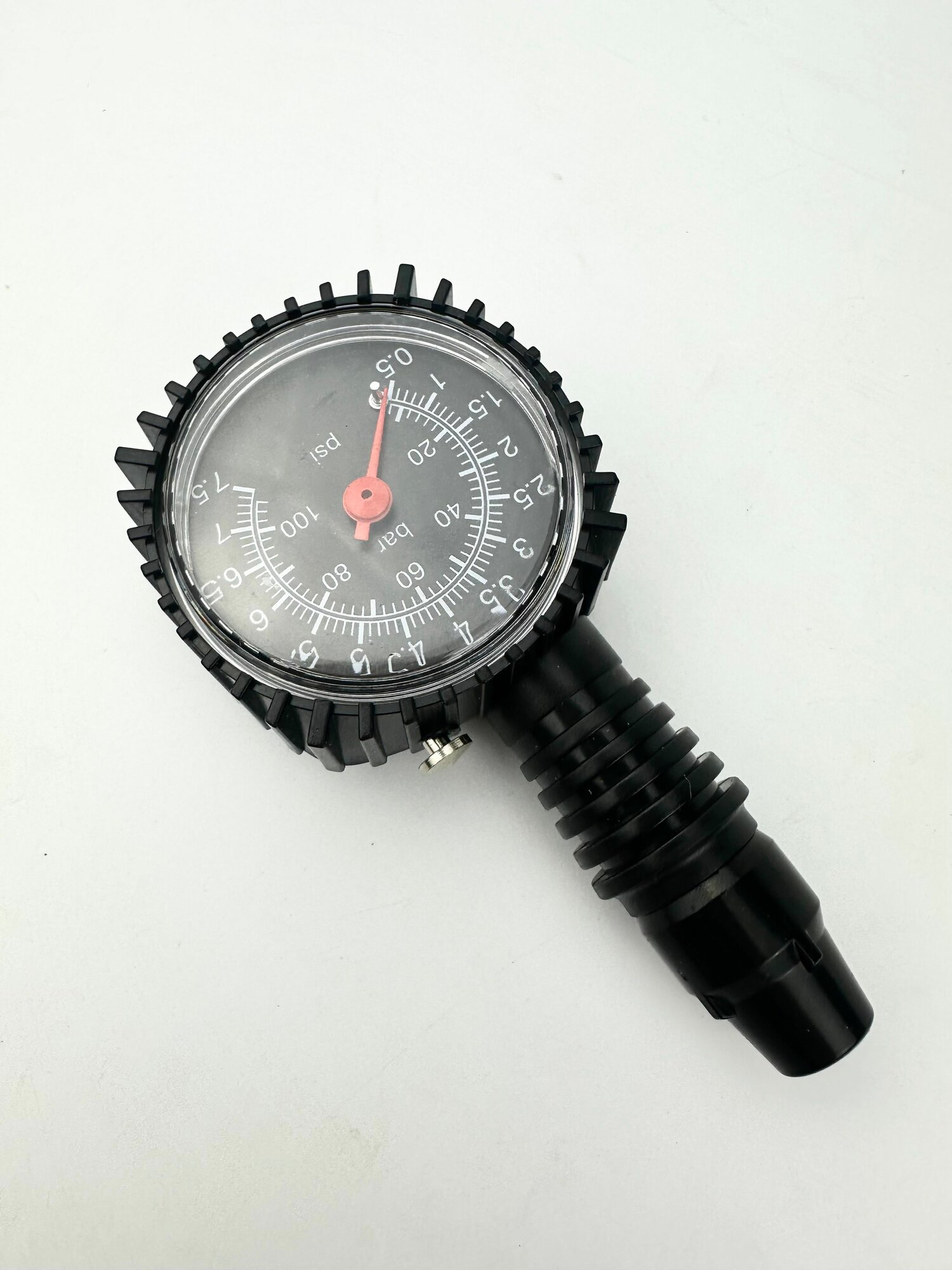 Манометр автомобильный для измерения давления в шинах с круглой шкалой 4,3 атм, манометр для колес.