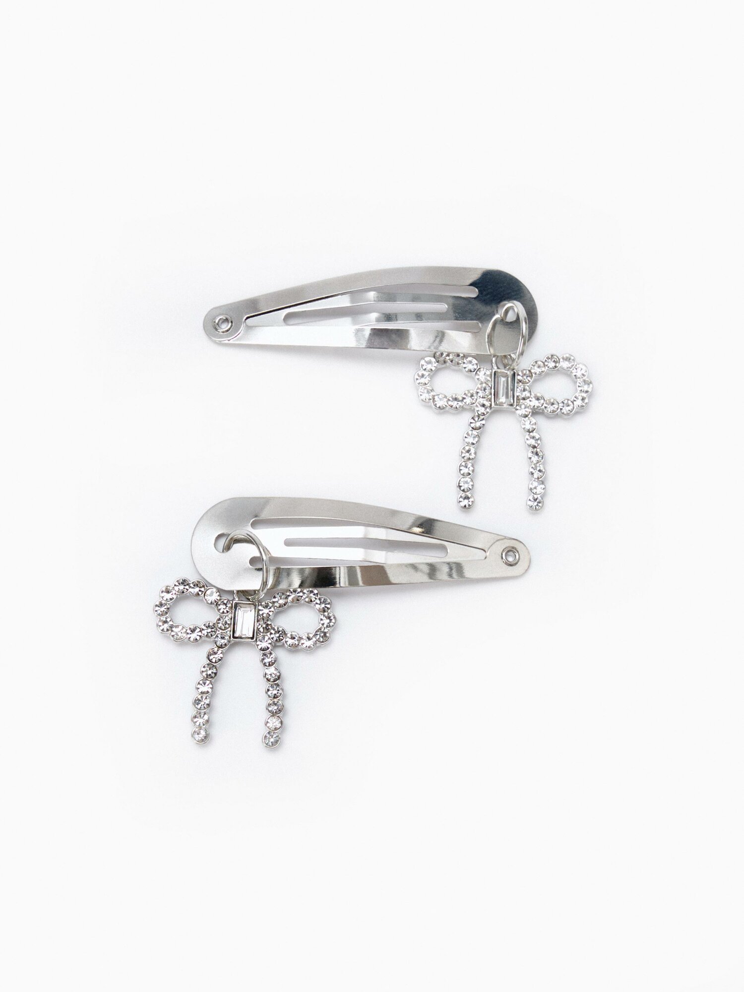 Заколка клик-клак для волос с подвесками в наборе из 2 шт.