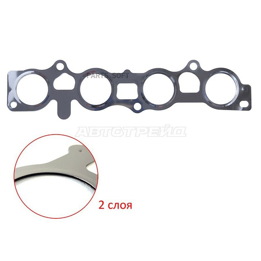 Прокладка выпускного коллектора Nissan AD 06-16 / Almera 12-19 HR12DE; HR15DE; HR16DE SAT ST-14036-EE000 | цена за 1 шт