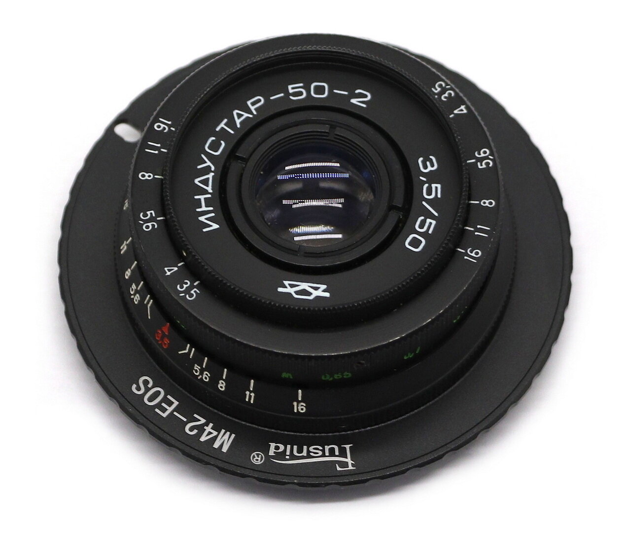 Винтажный Индустар-50-2 f/3.5 50mm + Адаптер Canon EF/EF-S — Резкий боке!