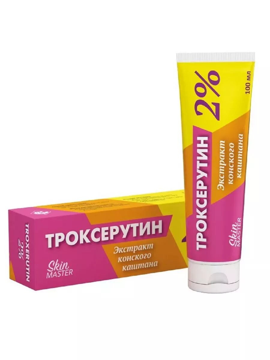 Скин мастер гель-крем с троксерутином для ног 100 мл-1шт.