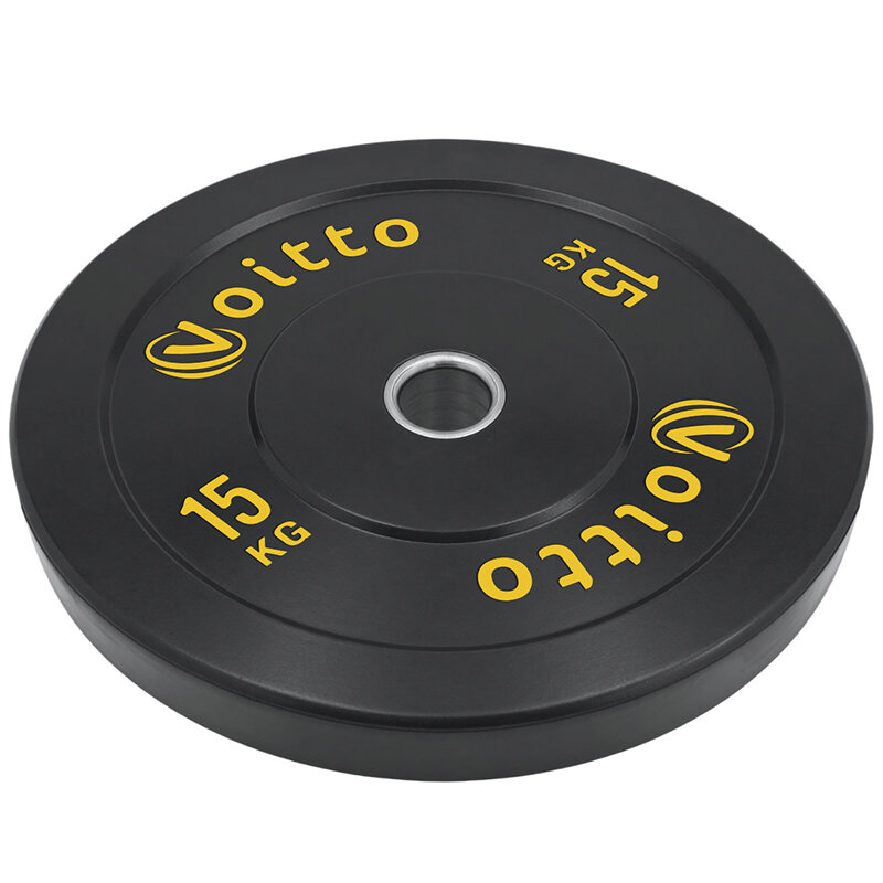 Диск бамперный Voitto V-401 15 кг, черный (d51)
