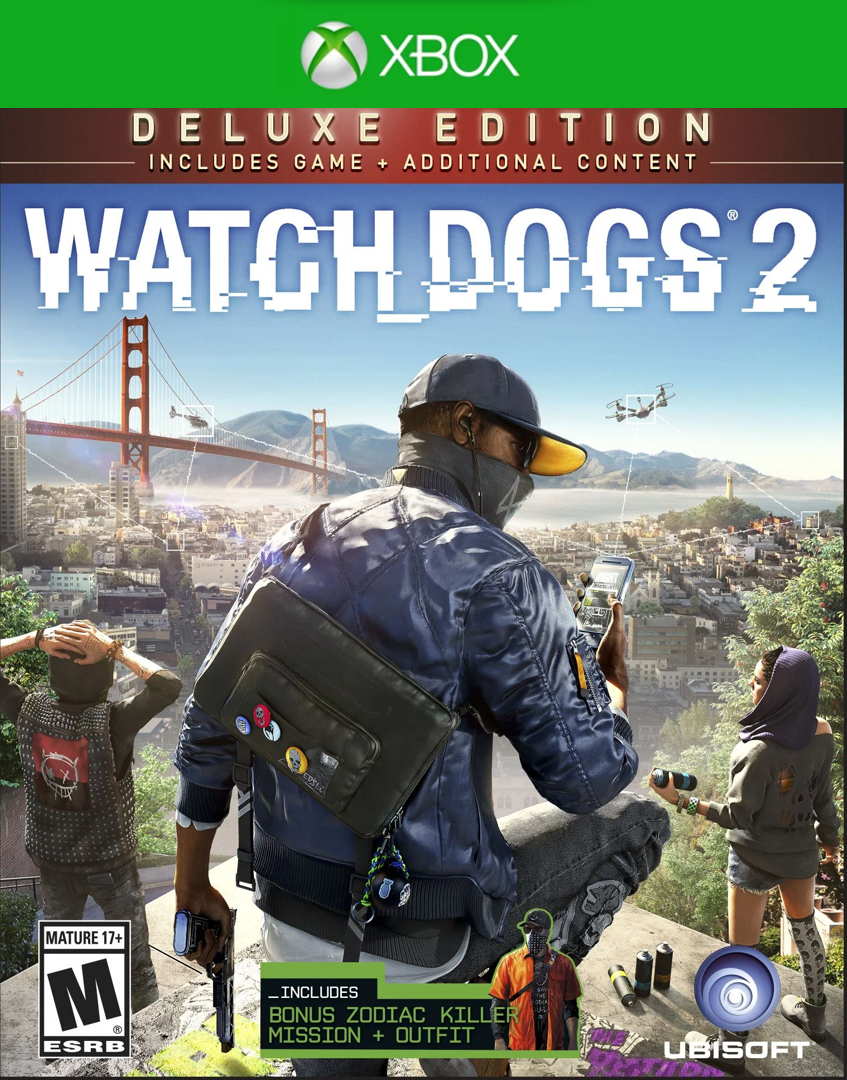 Игра Watch Dogs 2 Deluxe Edition для Xbox One, Series X|S, Русская озвучка, электронный ключ Аргентина