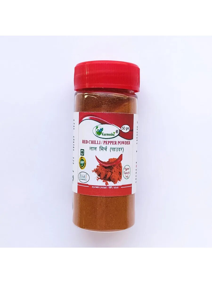 Перец чили молотый 50гр банка с дозатором Кармешу