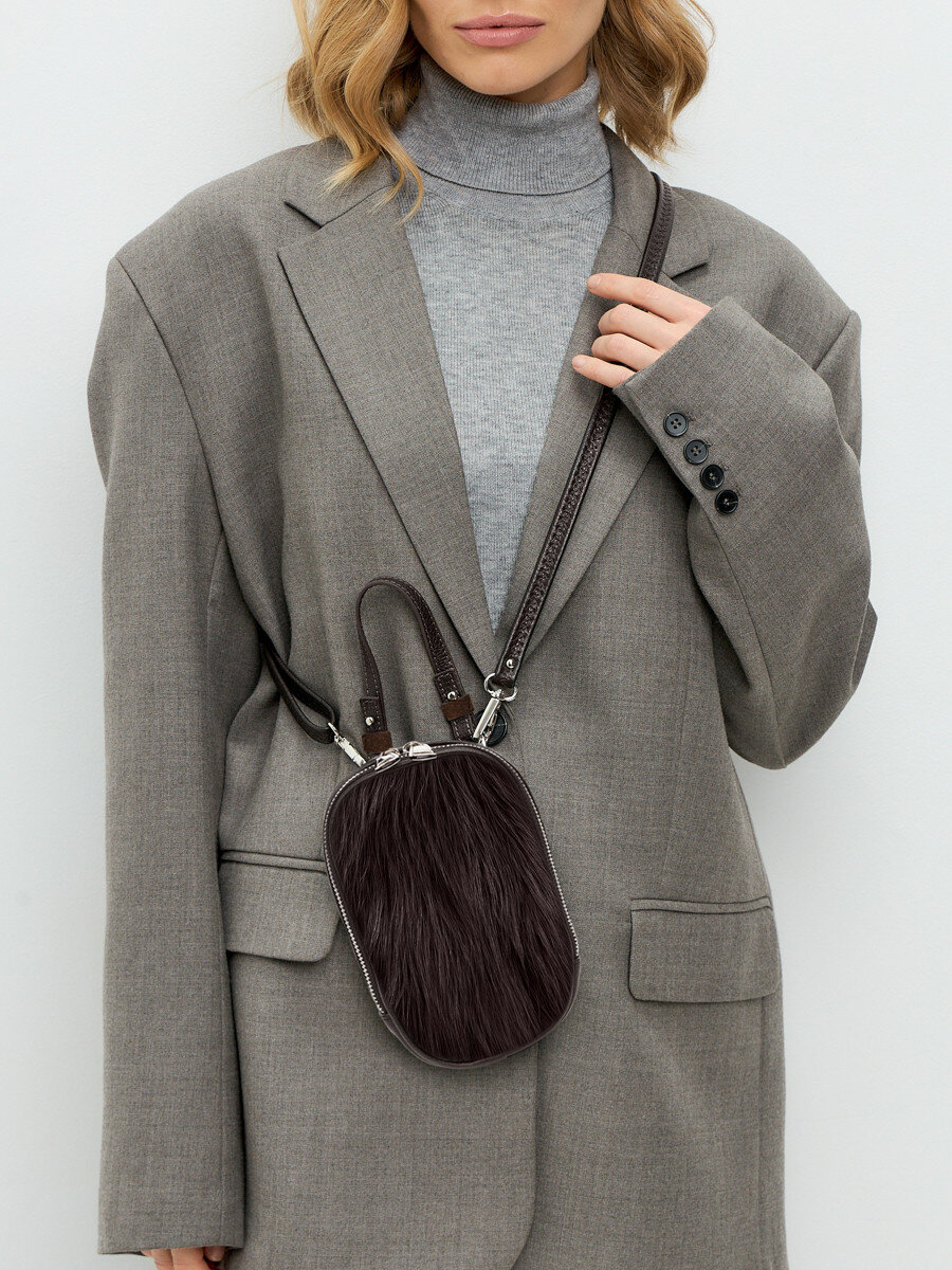 CURANNI 2570 Cu Вакка коричневый (99939) из натуральной кожи