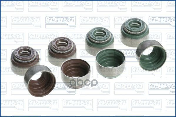 Колпачки маслосъемные ГРМ (к-т) (8шт) Subaru Forester, Impreza, Legacy 98- Ajusa арт. 57060400