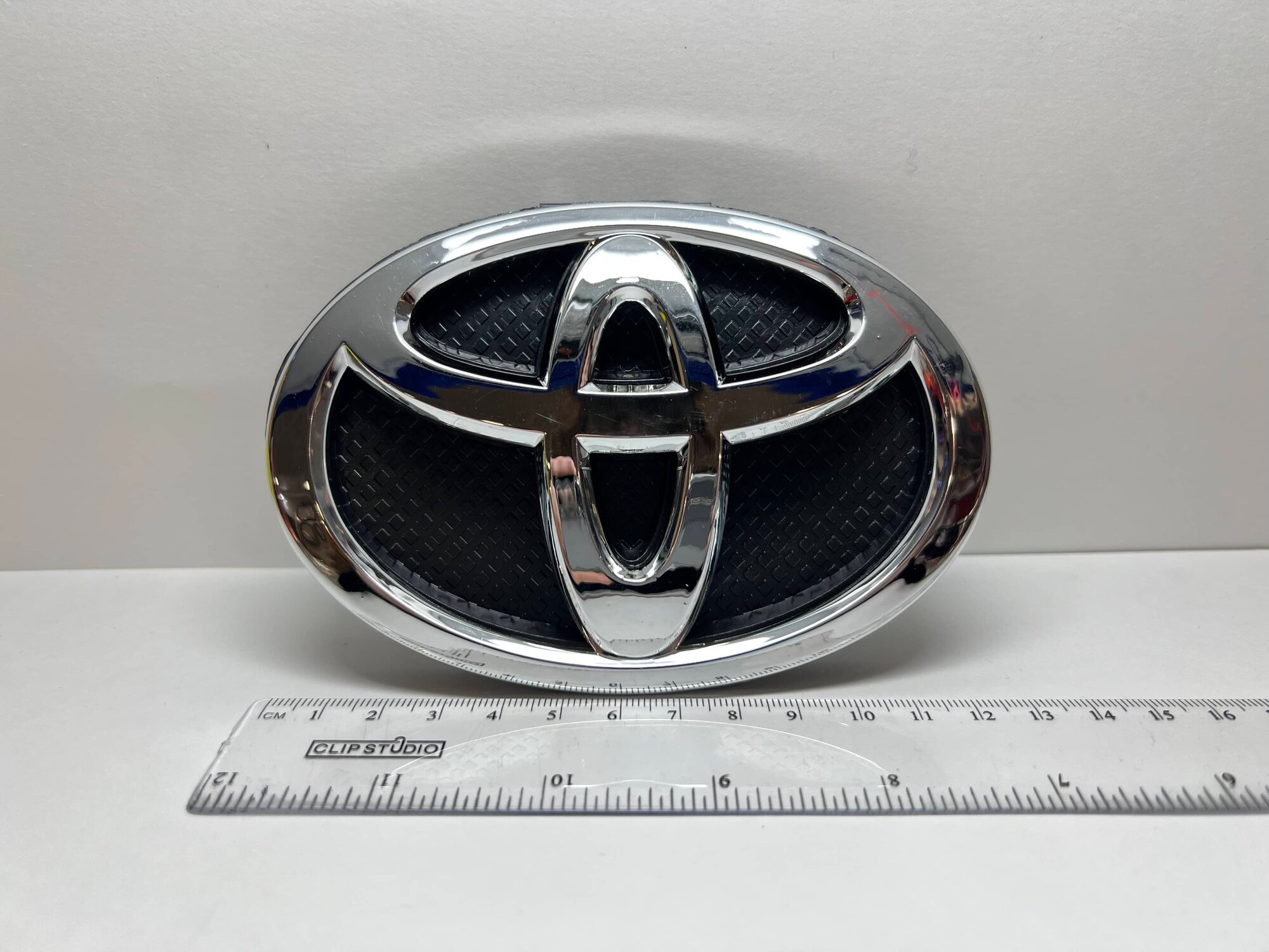 Логотип (шильдик, надпись, эмблема) "Toyota" 12.5 см, арт: 8903-К
