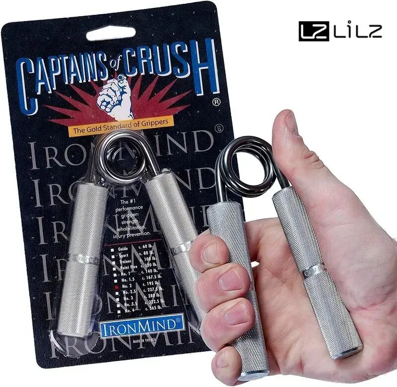 IronMind Captains of Crush No. 3 Gripper - Кистевой эспандер, 1 шт, 88 кг