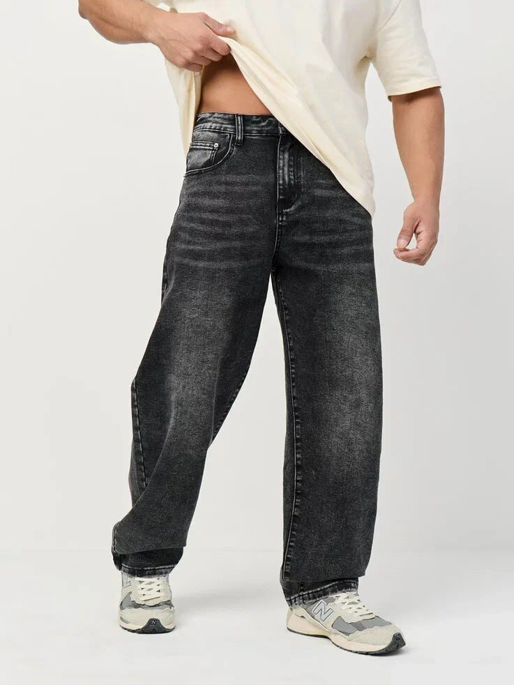 Джинсы багги 