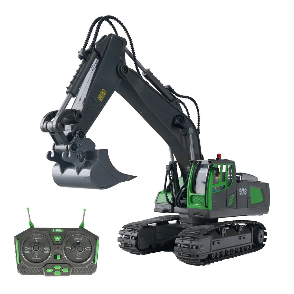 RC Экскаватор 1/20 2,4 ГГц 11CH RC Строительный грузовик Инженерные машины Развивающие