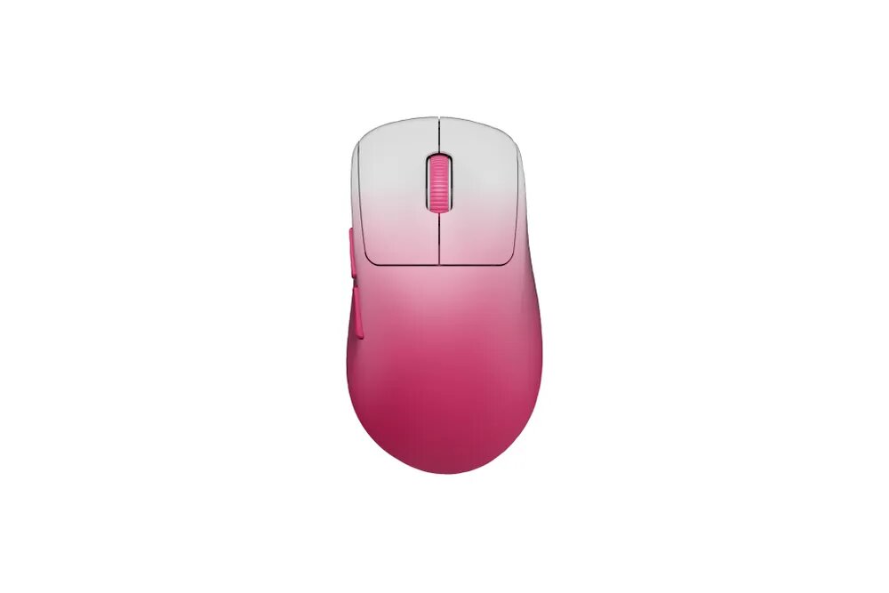Игровая мышь беспроводная WAIZOWL OGM Pro V2 Pink, белый, темно-розовый