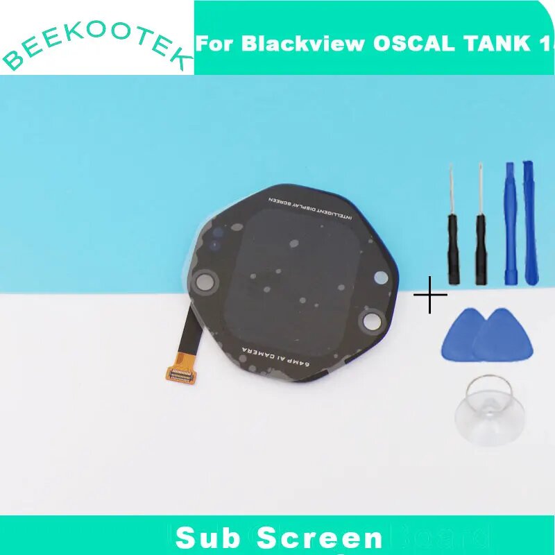 Сенсорный ЖК-дисплей (дисплей с дополнительным экраном) и задняя крышка для смартфона Blackview OSCAL TANK 1