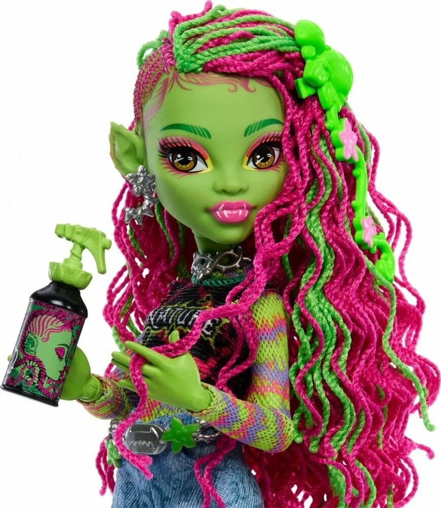Кукла Monster High "Венера МакФлайтрап", аксессуары в комплекте — фото 1