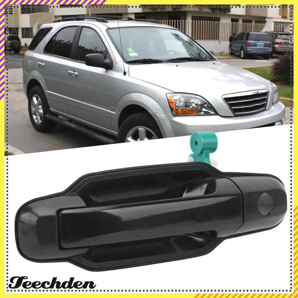 Ручка двери наружная Kia Sorento 2007-2009 правая черная