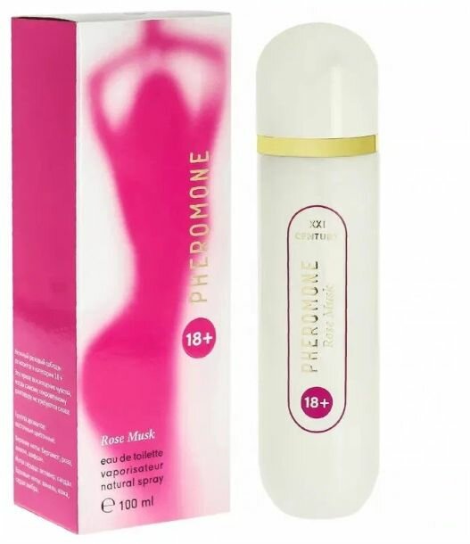 Туалетная вода Парфюмерия XXI века Pheromone ROSE MUSK 100ml (аромат Mont Pure Love) для женщин