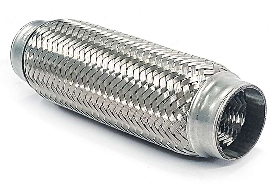 Гофра 3-х слойная INNER BRAID 45 мм х 200 мм для глушителя, нержавеющая сталь