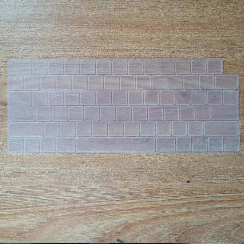 Силиконовый чехол для клавиатуры MacBook Air M4 15.3 дюйма прозрачный