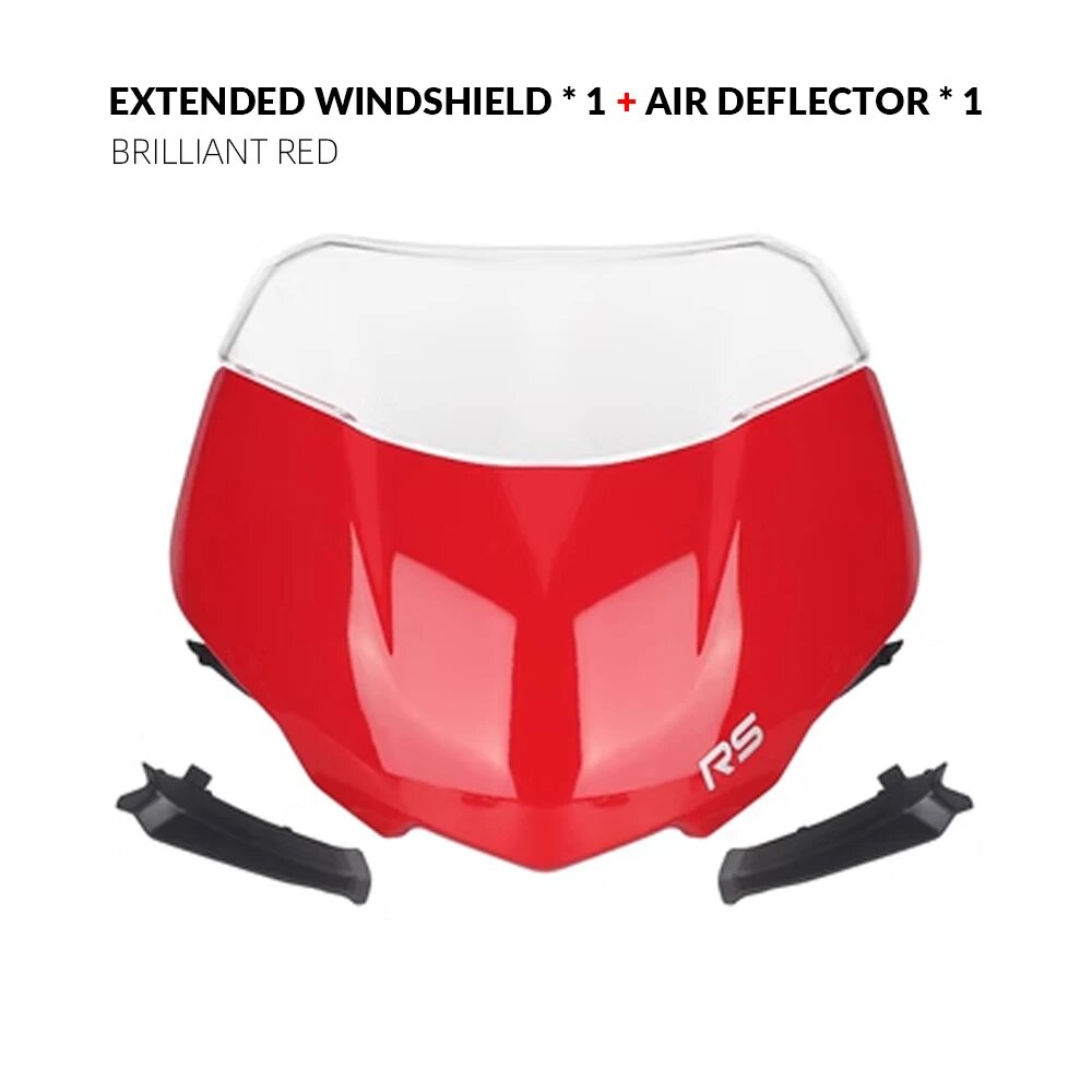 Лобовое стекло Extended Windshield Brilliant Red для Triumph Street Triple 765 RS