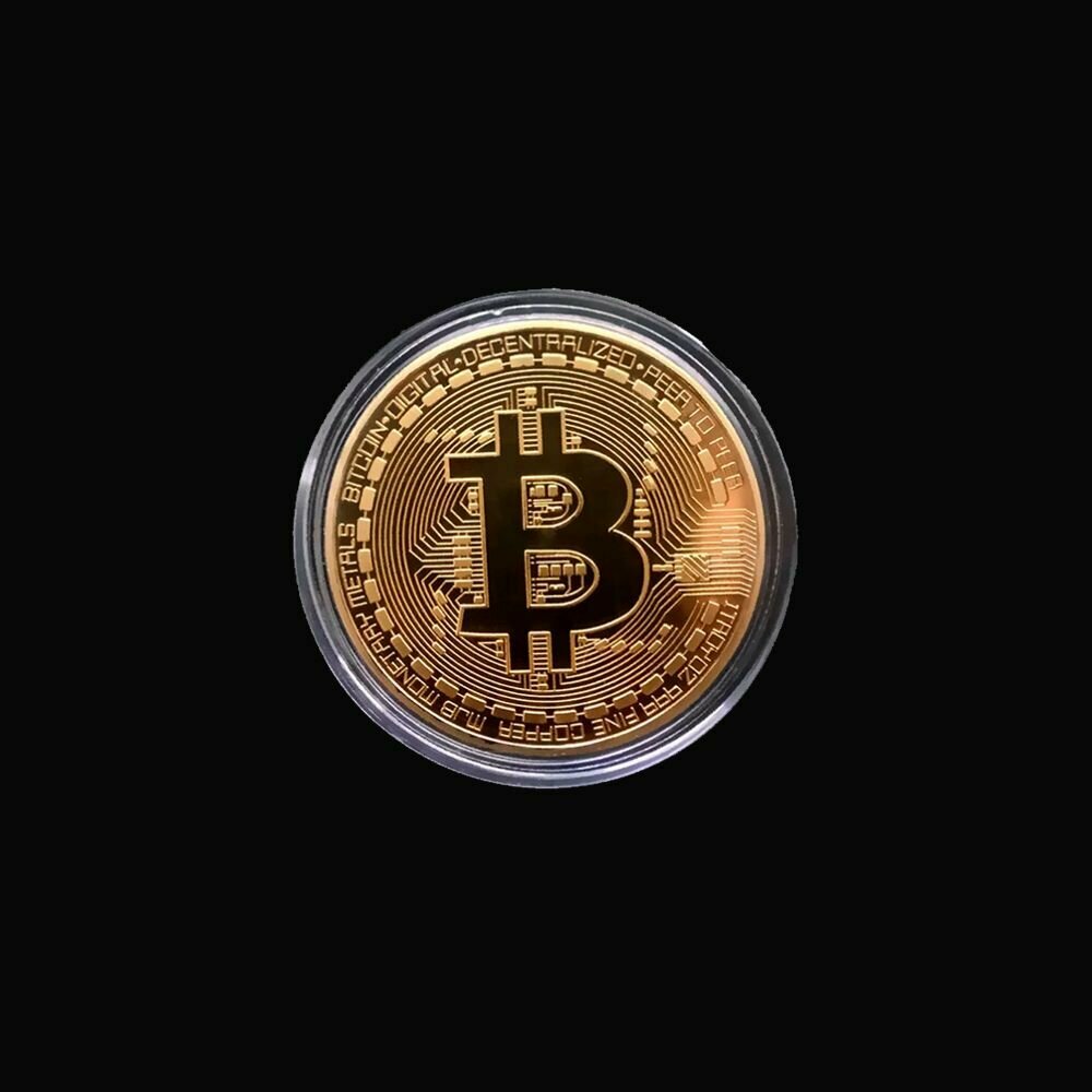 Монета Биткоин — фото 1