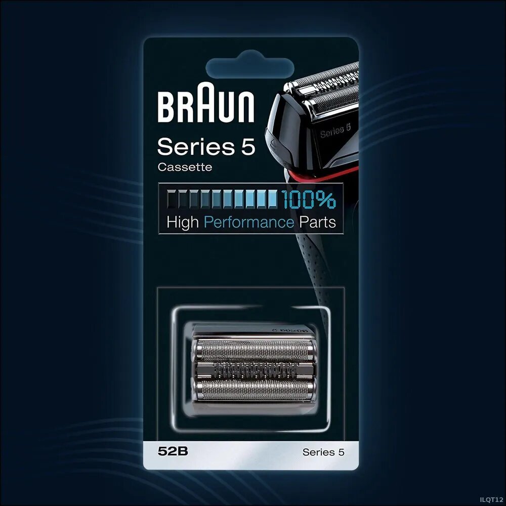 Бестселлер Braun S5 52B: серебристая сетка и блок режущий-lLQT12