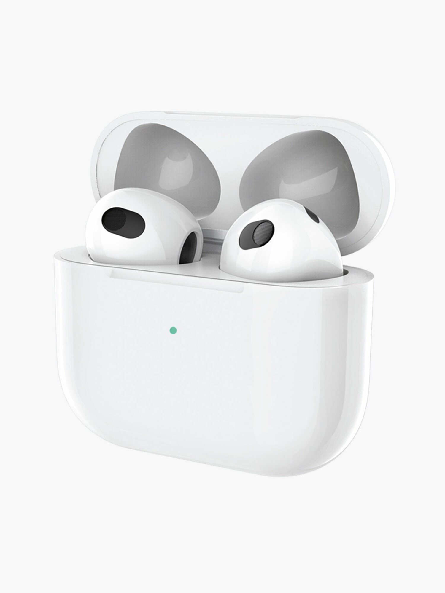 Беспроводные наушники с микрофоном LightPods 3, TWS, BT5.4,300мАч, белый, Deppa, 44232