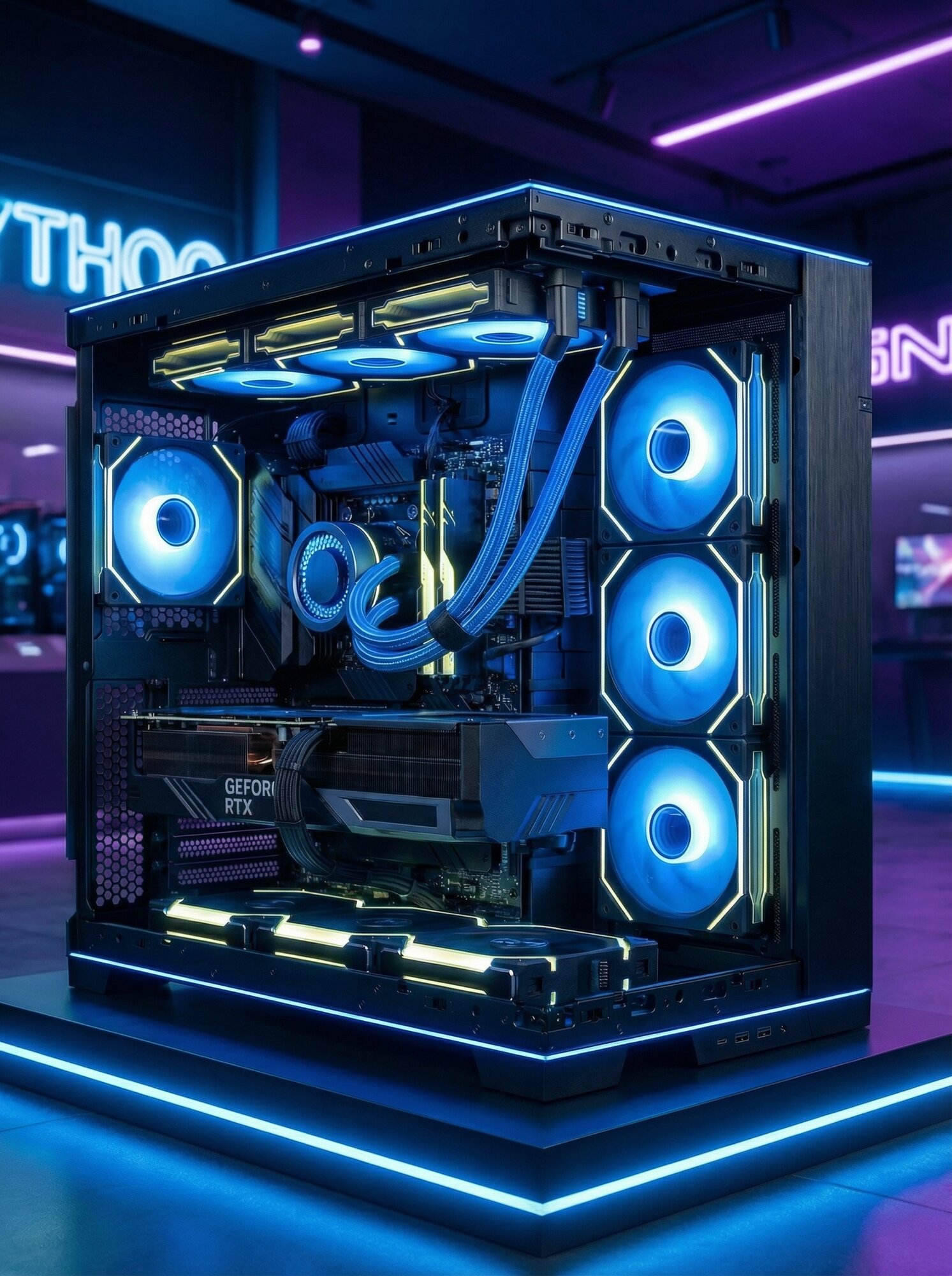Мощный игровой компьютер RYZEN 9 9900X3D/ RTX4080 super /64GB DDR5/ SSD 1000Gb/ 850W /Win 11 PRO