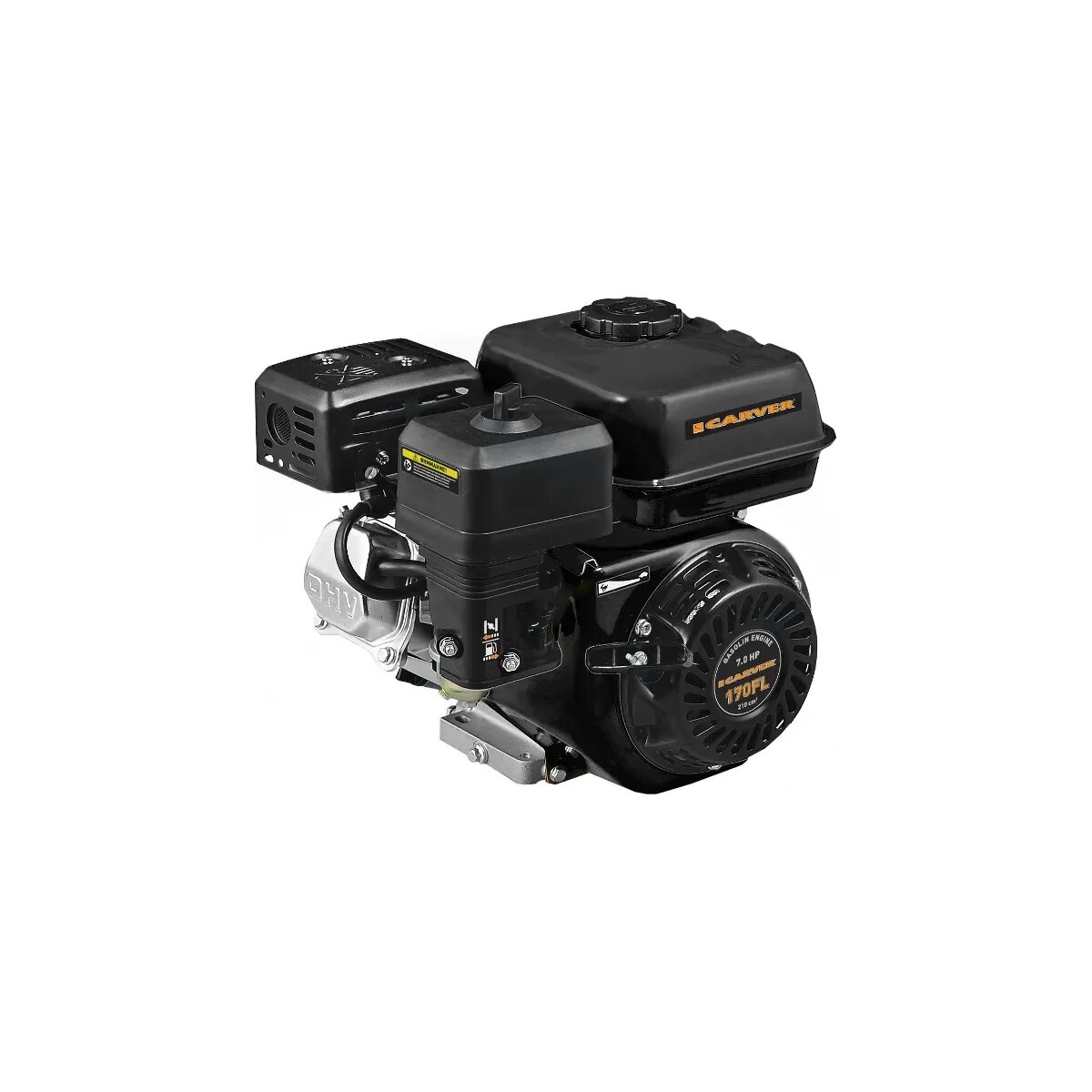 Двигатель бензиновый Carver 170 FL четырехтактный (01.010.00129) черный
